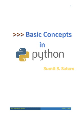 Basic Concepts in Python | PDF