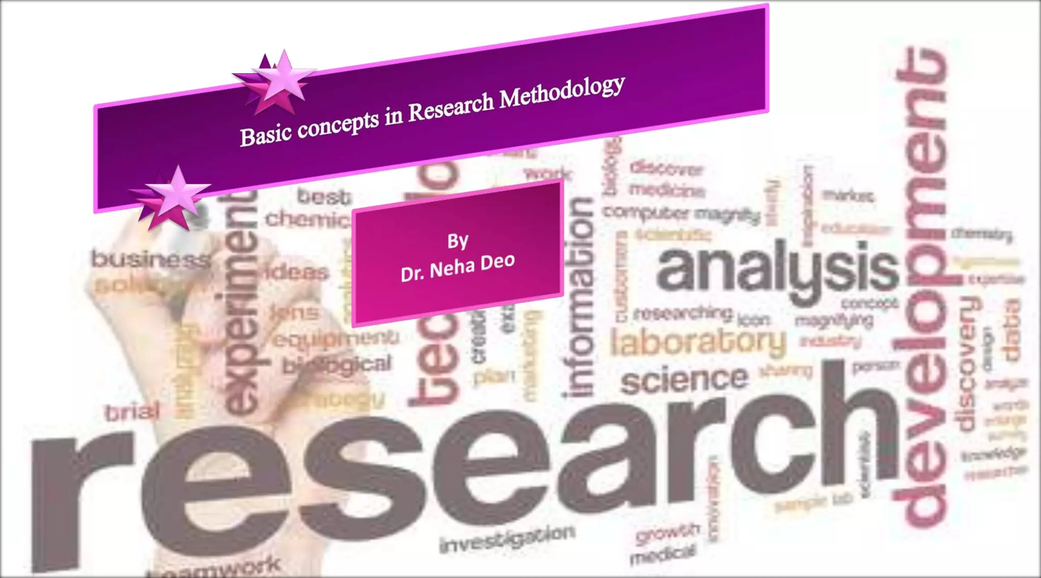 Basic concepts in research methodology -part 2. | PPT