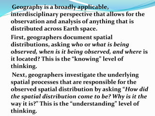 Spatial distribution | PPTX