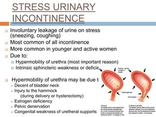Basic concepts in urogynaecology | PPTX