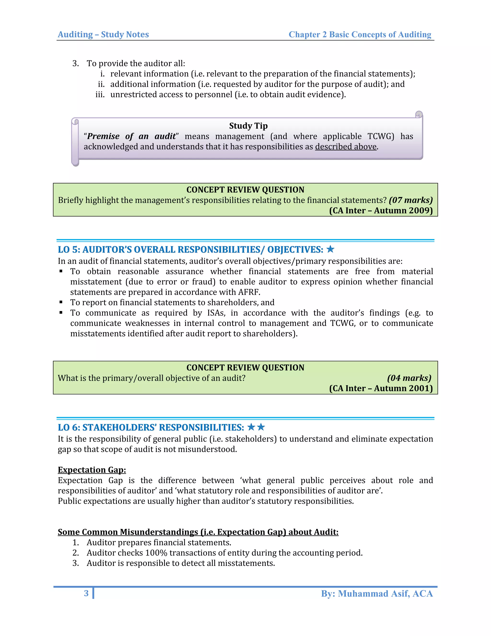 BASIC CONCEPTS OF AUDITING | PDF