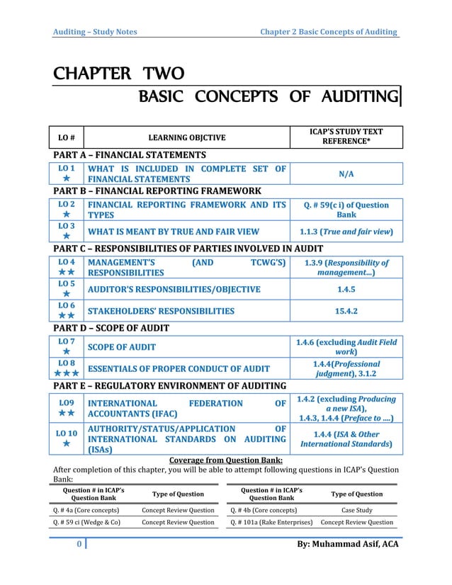 BASIC CONCEPTS OF AUDITING | PDF