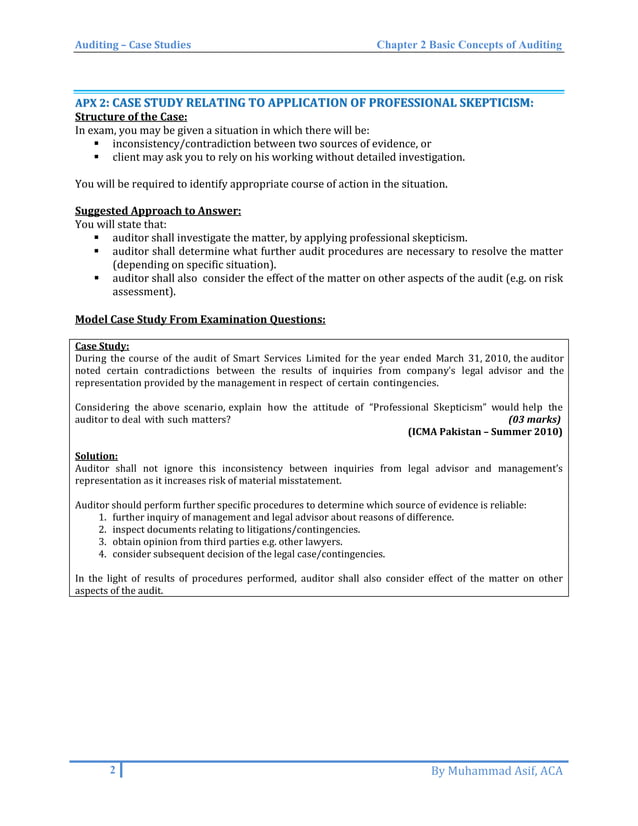 BASIC CONCEPTS OF AUDITING | PDF