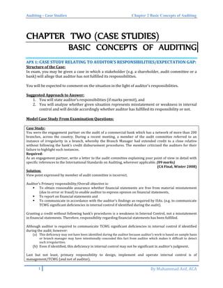 BASIC CONCEPTS OF AUDITING | PDF