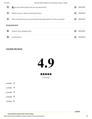 Basic concepts of basics of loop quantum gravity edukite | PDF