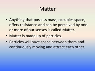 Basic concepts of chemistry | PPTX