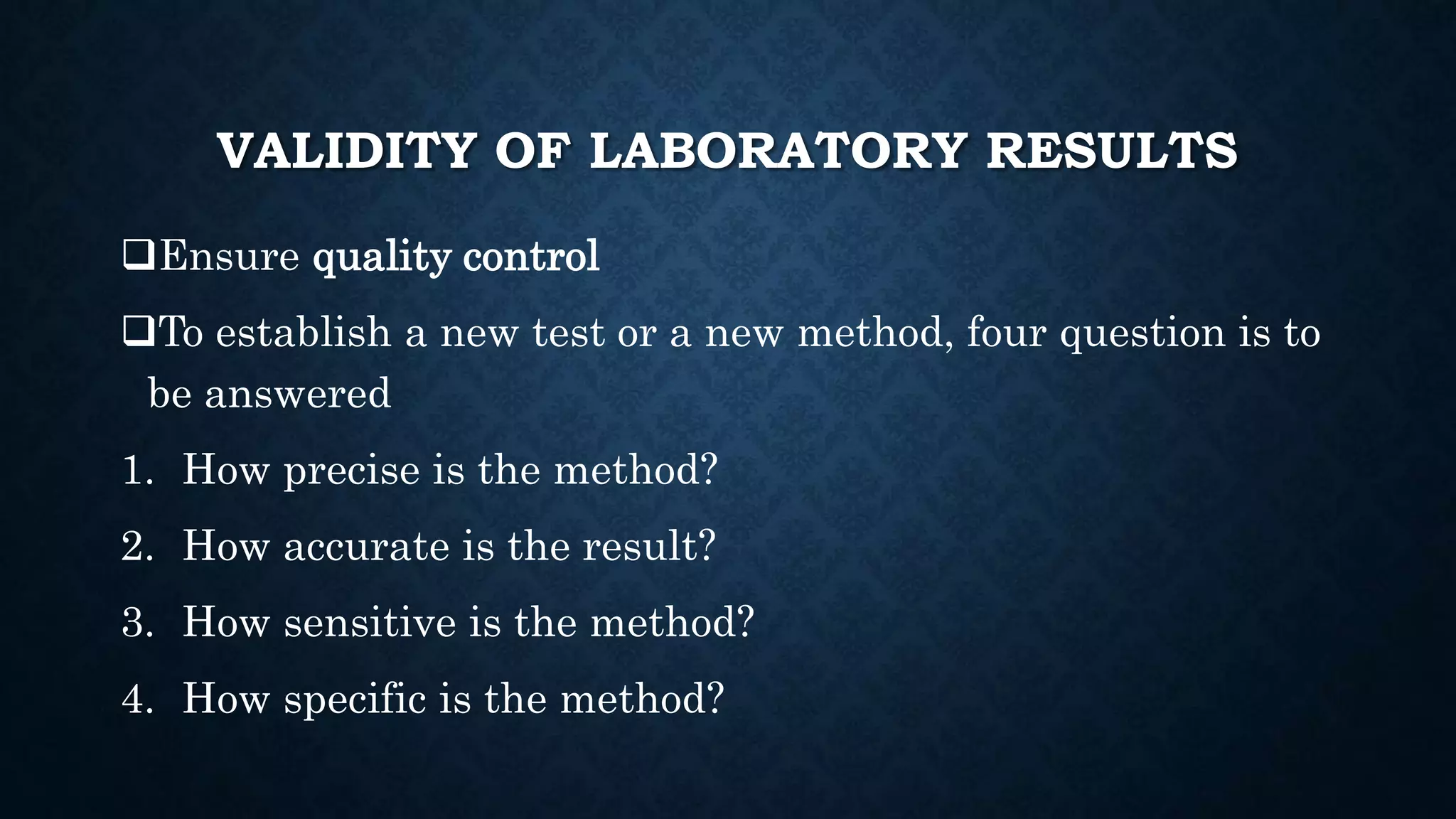 Basic concepts of clinical biochemistry | PPTX
