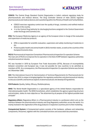 Basic Concepts of Computerised Systems Validation (CSV)-Katalyst HLS.pdf