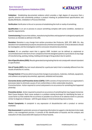 Basic Concepts of Computerised Systems Validation (CSV)-Katalyst HLS.pdf