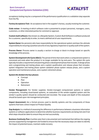 Basic Concepts of Computerised Systems Validation (CSV)-Katalyst HLS.pdf