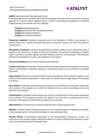 Basic Concepts of Computerised Systems Validation (CSV)-Katalyst HLS.pdf