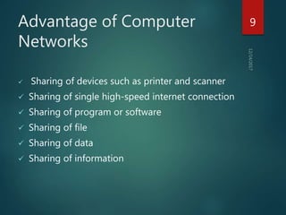 Basic concepts of computer networking | PPT