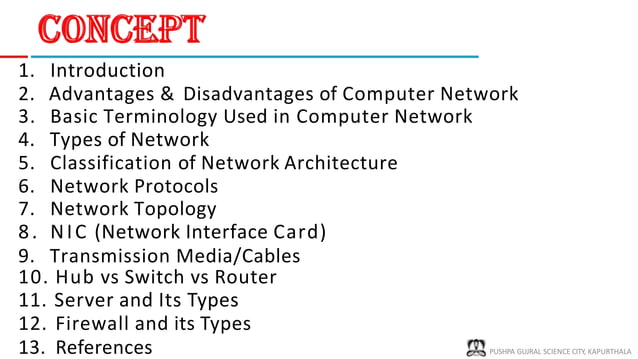Basic Concepts of Computer networking - networking.pptx