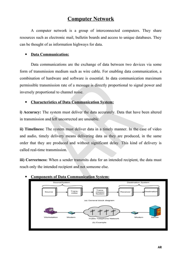 Data Communication and Communication Processors and Modes of Data ...