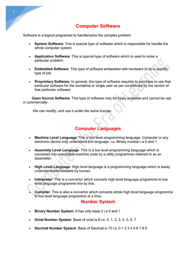 Basic concepts of computer part 2 | PDF