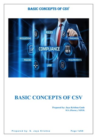 Computerized System Validation-basics | PDF