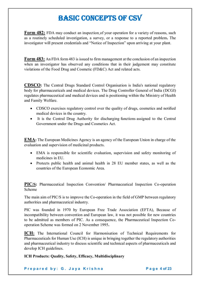 Computerized System Validation-basics | PDF