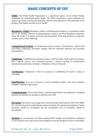 Computerized System Validation-basics | PDF