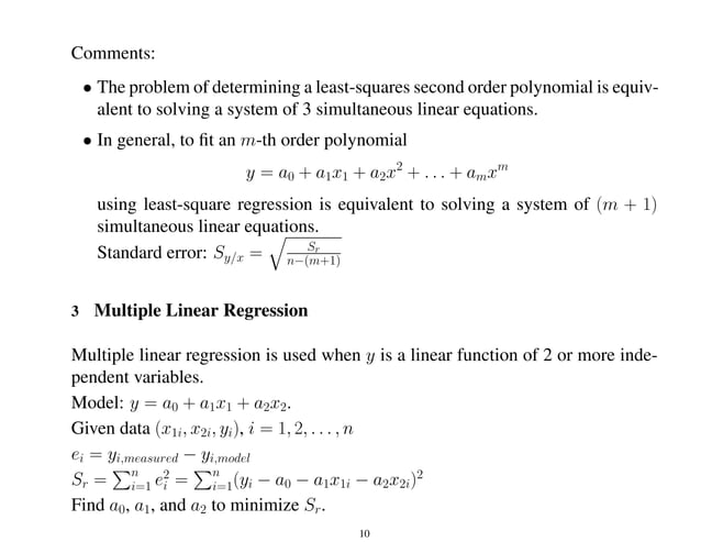 Basic concepts of curve fittings | PDF | Physics | Science
