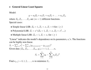 Basic concepts of curve fittings | PDF