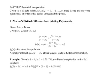 Basic concepts of curve fittings | PDF