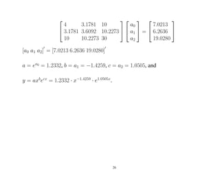 Basic concepts of curve fittings | PDF