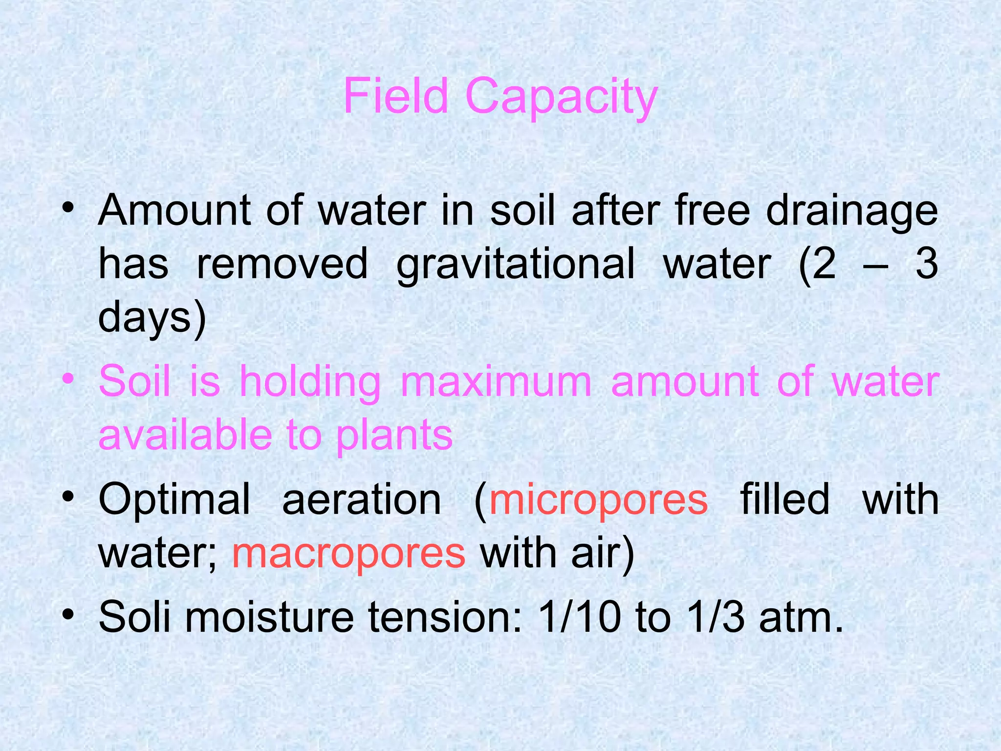 Basic concepts of drainage and leaching | PPT