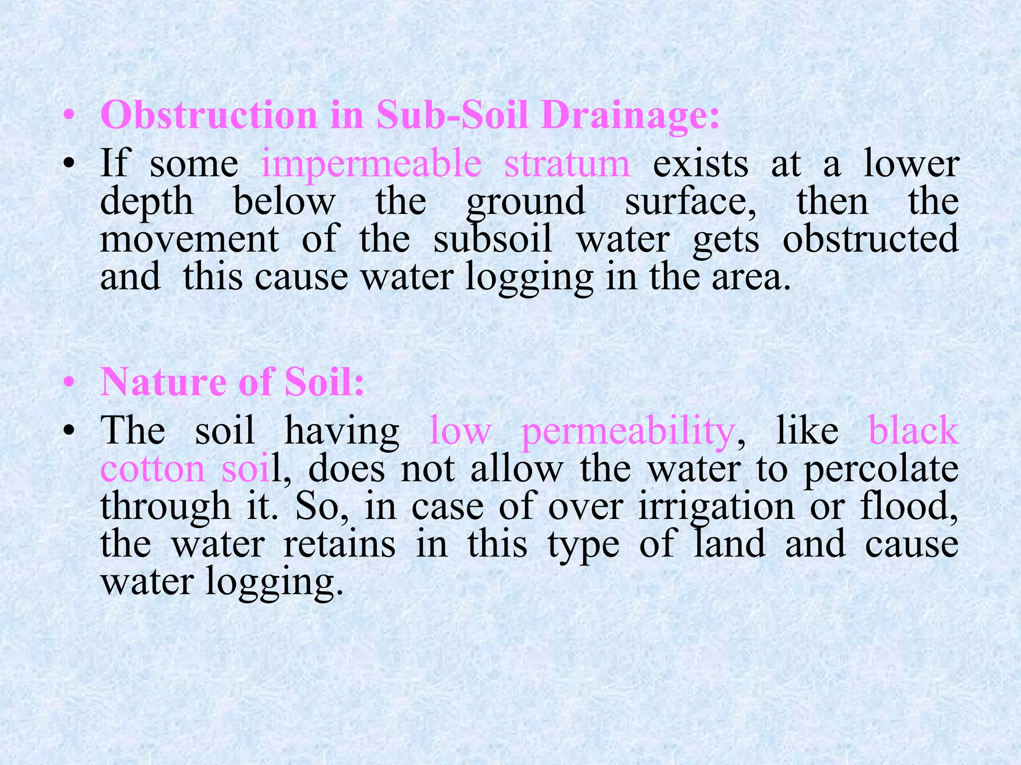 Basic concepts of drainage and leaching | PPT
