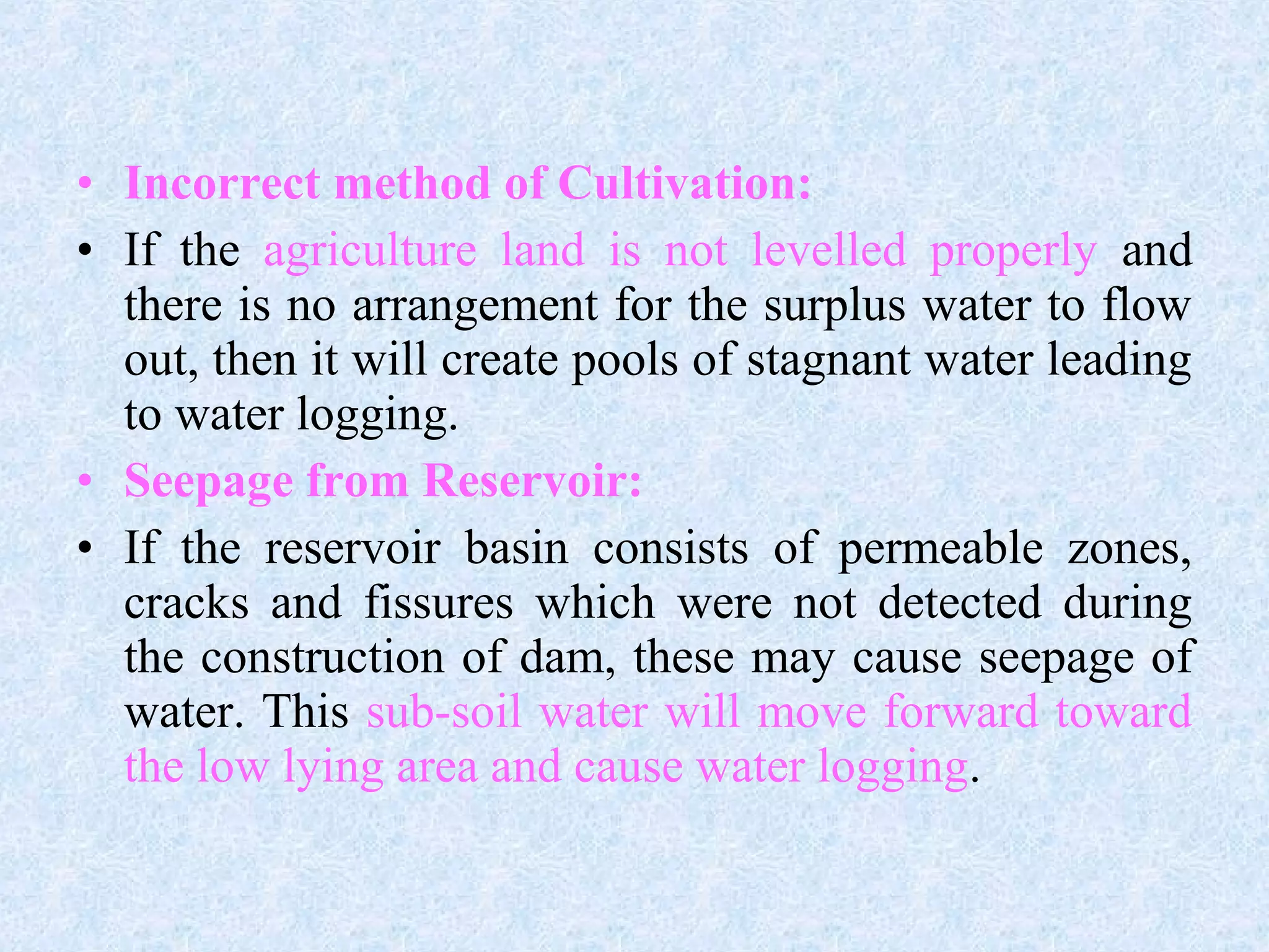 Basic concepts of drainage and leaching | PPT