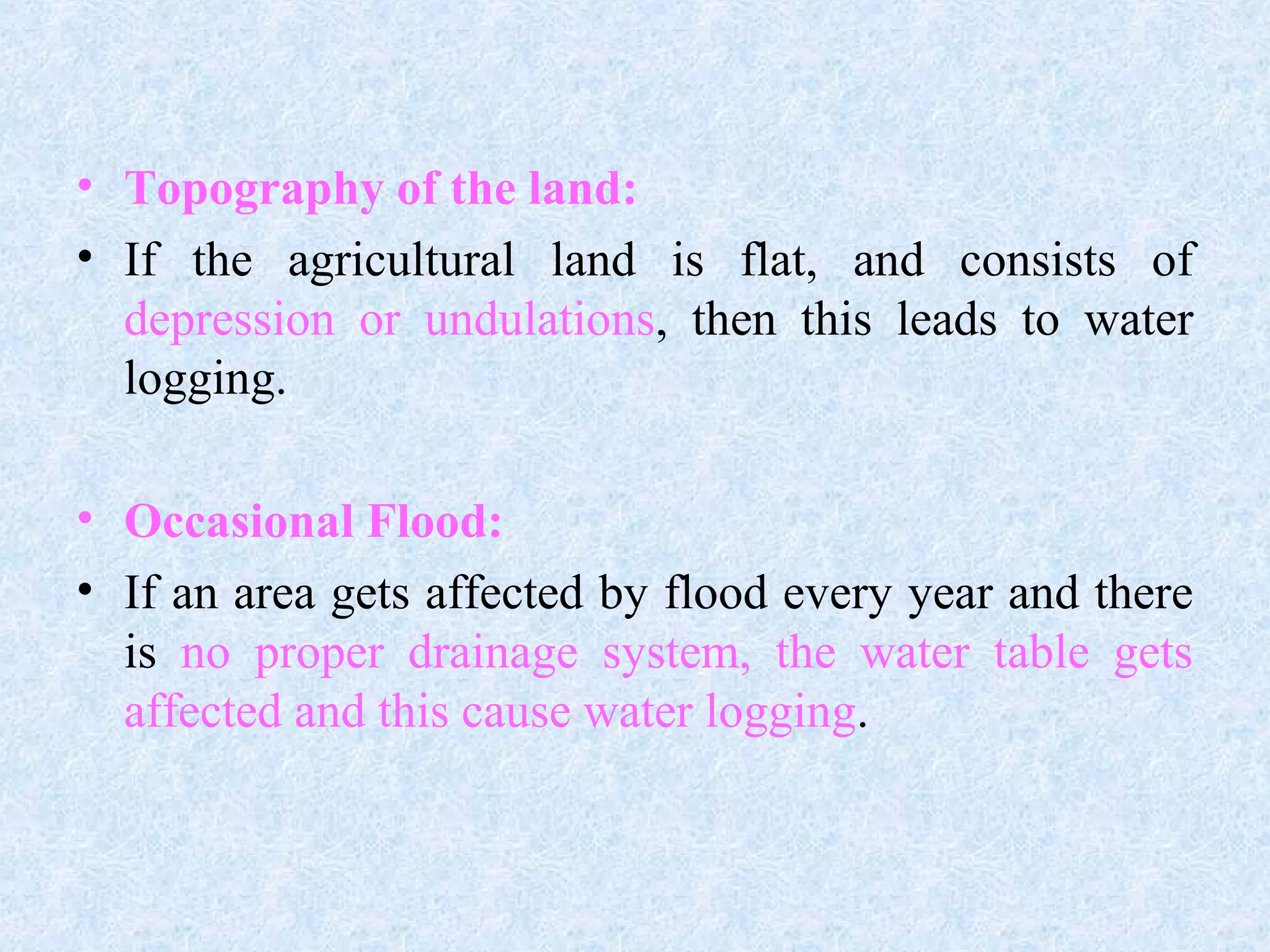 Basic concepts of drainage and leaching | PPT