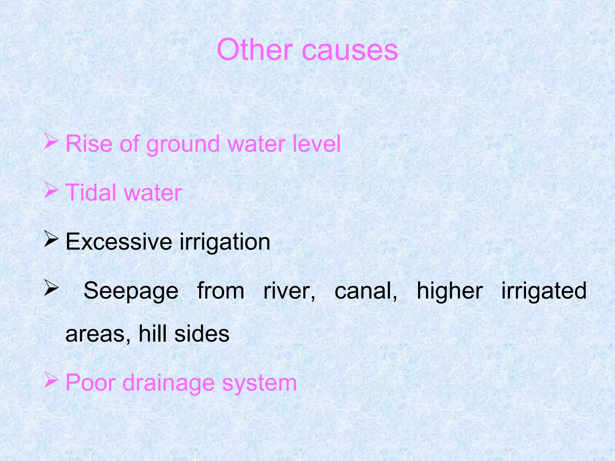 Basic concepts of drainage and leaching | PPT