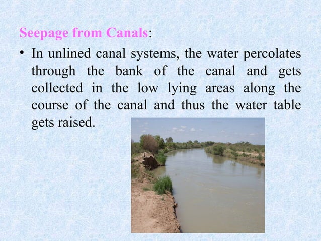 Basic concepts of drainage and leaching | PPT