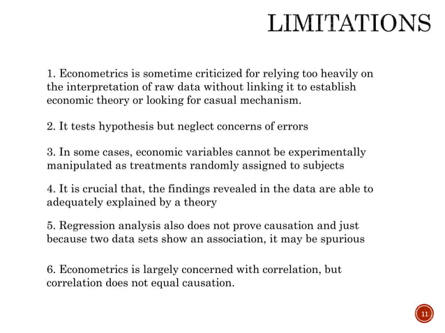 Basic concepts of_econometrics | PPTX | Business | Business and Finance