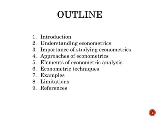Basic concepts of_econometrics | PPTX | Business | Business and Finance