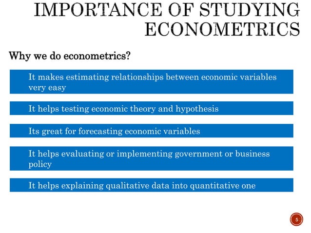 Basic concepts of_econometrics | PPTX | Business | Business and Finance