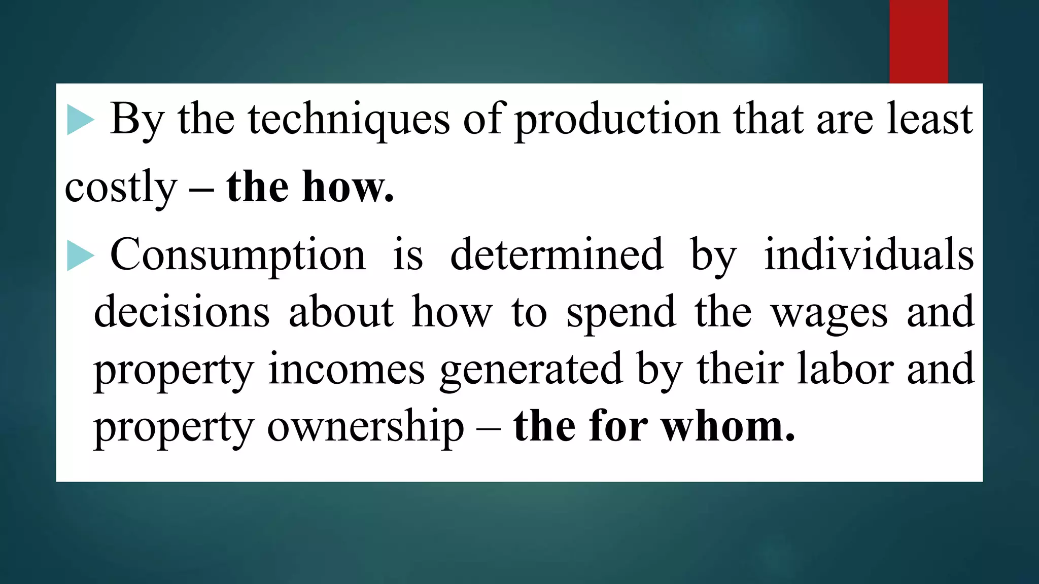 Basic concepts of economics | PPTX