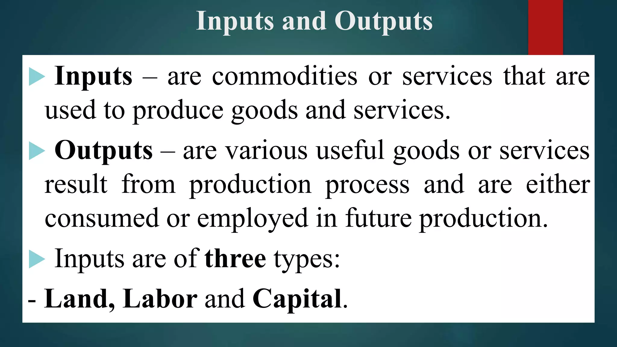 Basic concepts of economics | PPTX