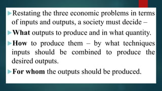 Basic concepts of economics | PPTX