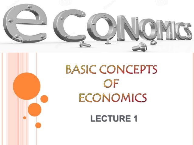 Basic concepts of Economics | PPT