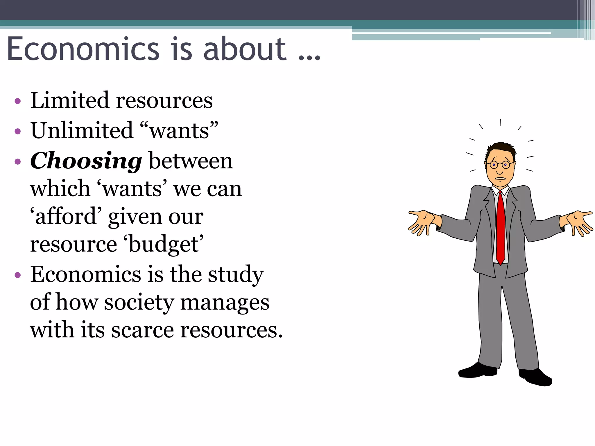 Basic concepts of economics | PPTX
