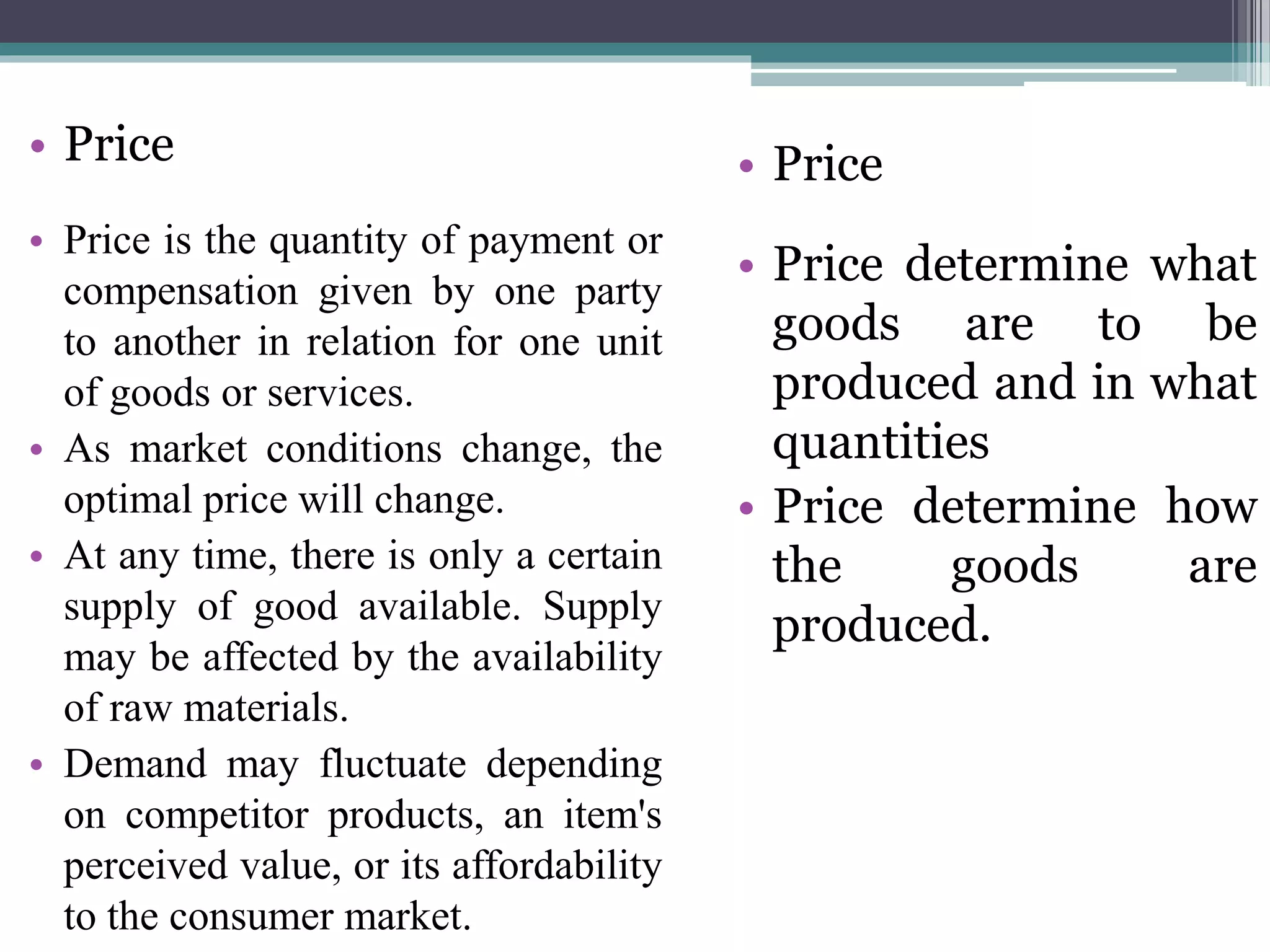 Basic concepts of economics | PPTX