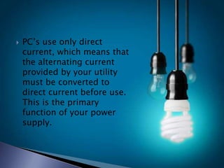 Basic concepts of electricity | PPTX