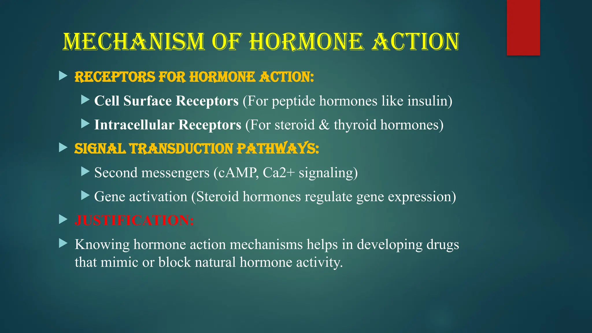 Basic concepts of endocrine system.power point presentation | PPTX