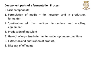 Basic concepts of fermentation | PPTX