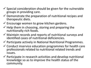 Basic concepts of food and nutrition | PPTX