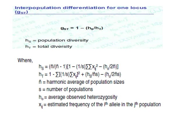 Basic concepts of genetic diversity vipp.ppt | Genetics | Science