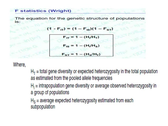 Basic concepts of genetic diversity vipp.ppt | Genetics | Science