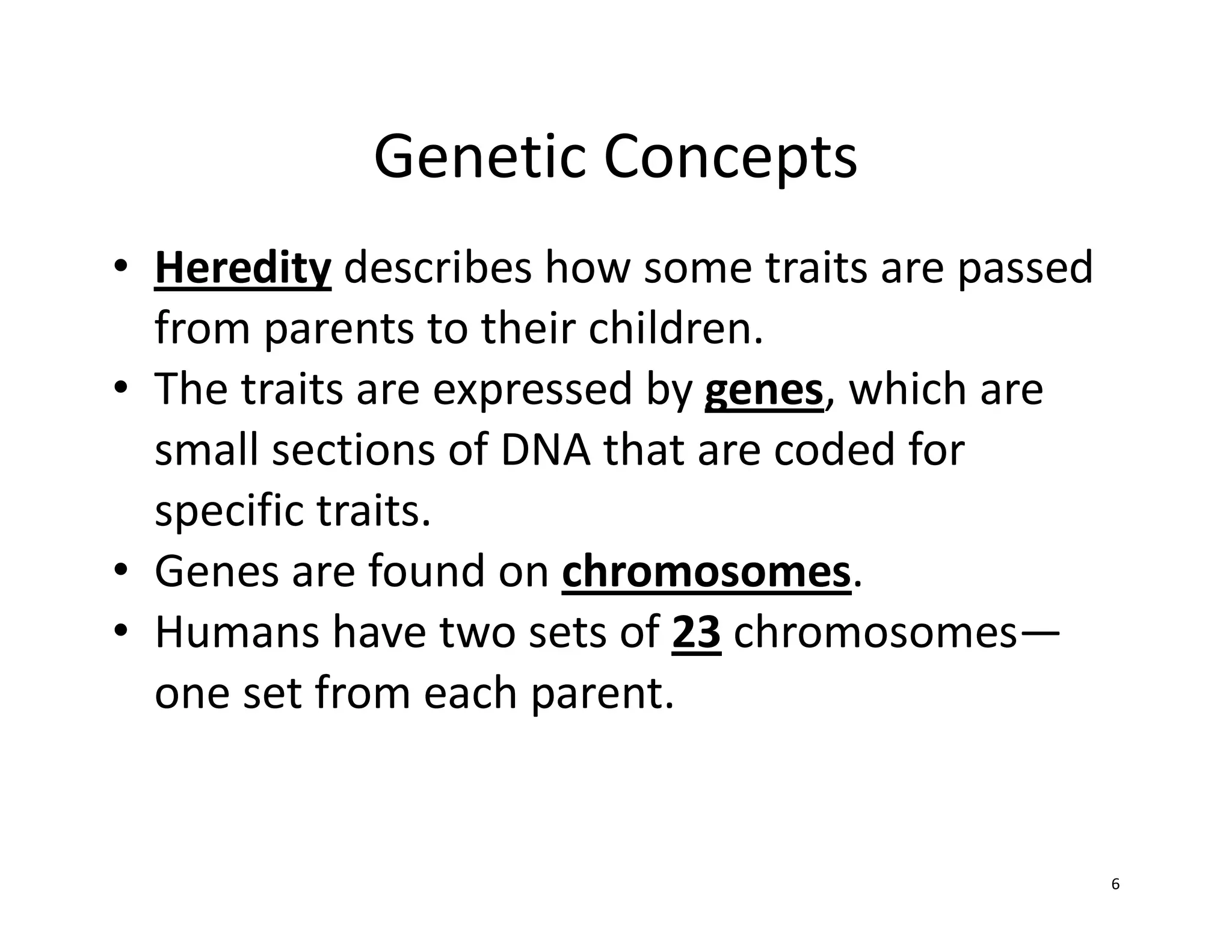 Basic concepts of genetics | PDF
