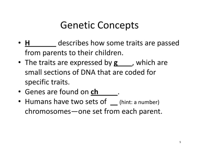 Basic concepts of genetics | PDF