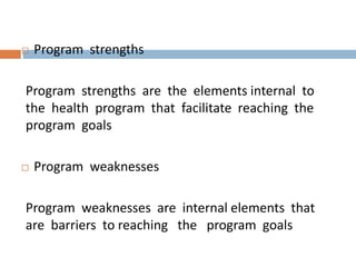 Basic concepts of health planning | PPTX